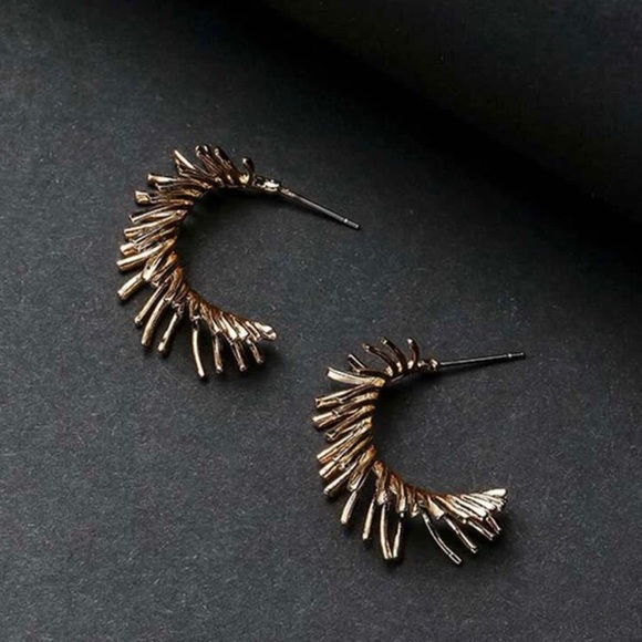 Jewelry | Spikey Pointy Gold Twig Branch Winter Tree Root Centipede ...